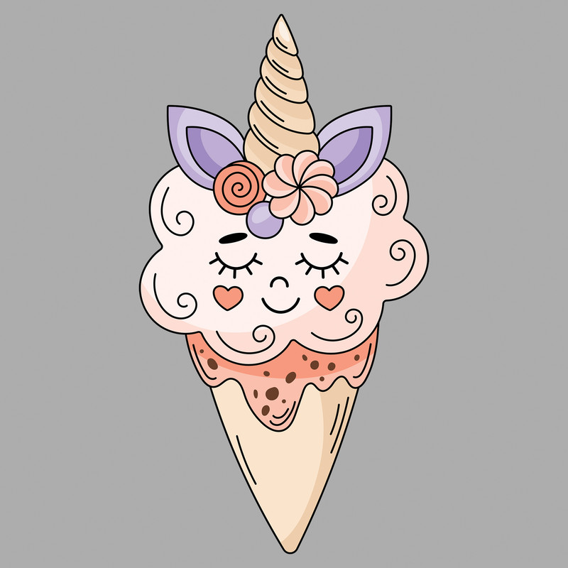 قیمت و خرید استیکر پارچه و لباس مدل dtf طرح یونیکورن کد H15.294 مجموعه 4 عددی