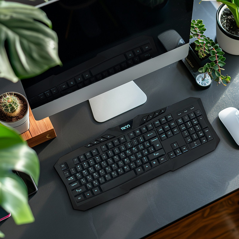 قیمت و خرید کیبورد تسکو مدل TK 8020N، سوییچ ممبران، Full-Size