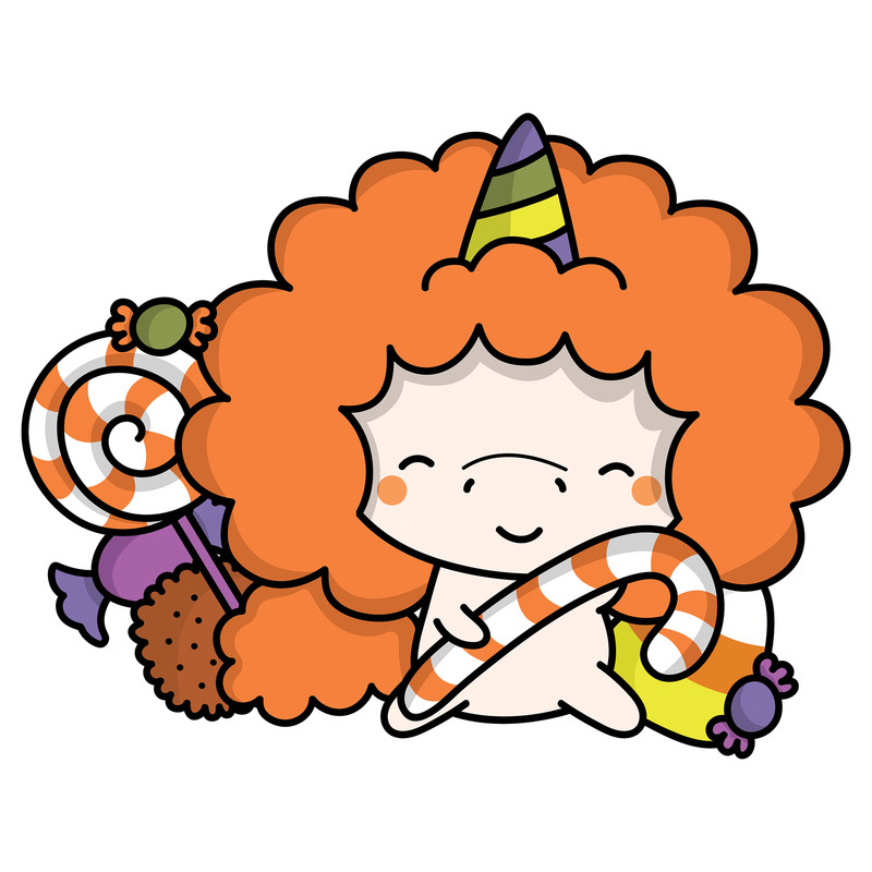 قیمت و خرید استیکر پارچه و لباس مدل dtf طرح یونیکورن کد H15.585 مجموعه 4 عددی