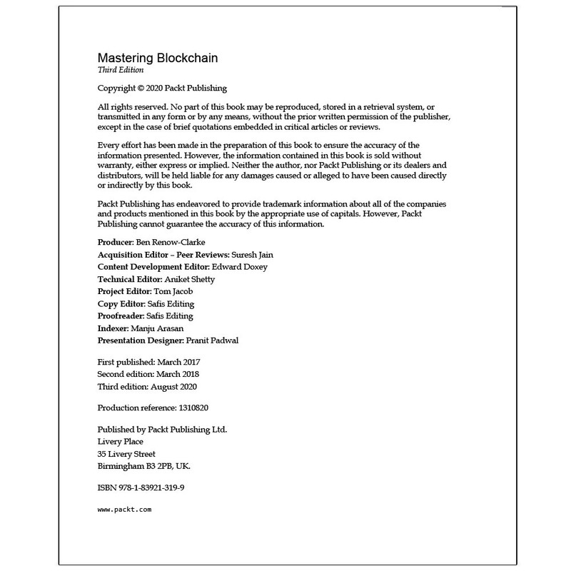 قیمت و خرید کتاب Mastering Blockchain Third Edition اثر Imran Bashir ... قیمت و خرید کتاب Mastering Blockchain Third Edition اثر Imran Bashir ...
