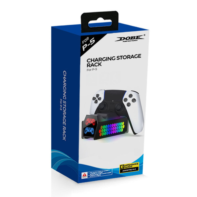 قیمت و خرید پایه شارژر دسته پلی استیشن 5 دابی مدل DOBE TP5-3571 RGB
