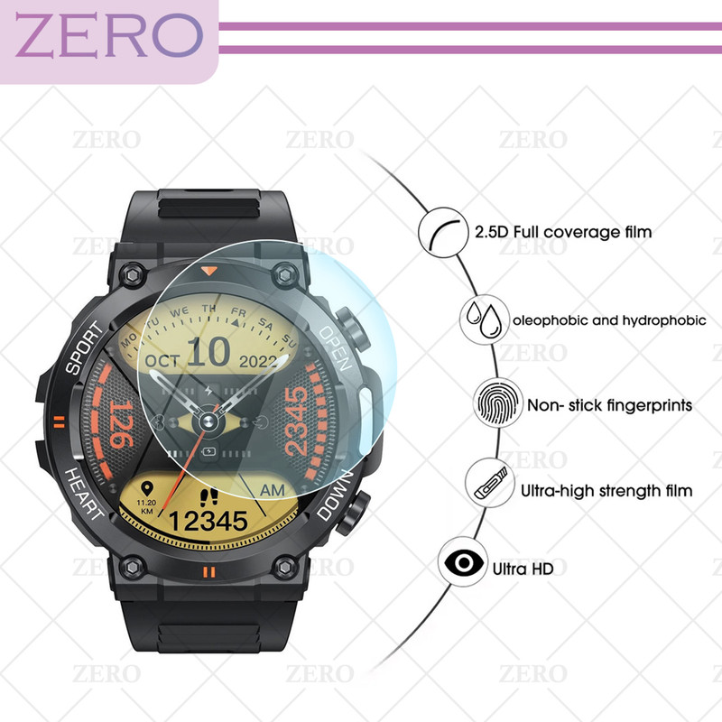 قیمت و خرید محافظ صفحه نمایش شیشه‌ای زیرو مدل SH-ZR مناسب برای ساعت هوشمند هپی تاچ K59 / K59 Pro ...