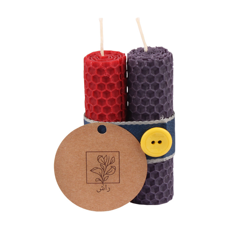 قیمت و خرید شمع راش مدل 1 مجموعه 2عددی