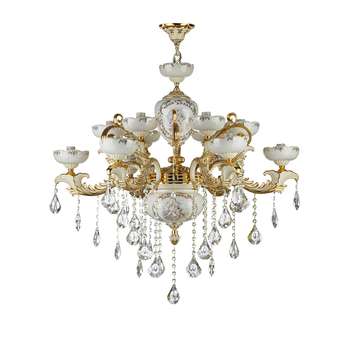 قیمت و خرید لوستر 12 شعله چشمه نور کد S3632/6-GWT