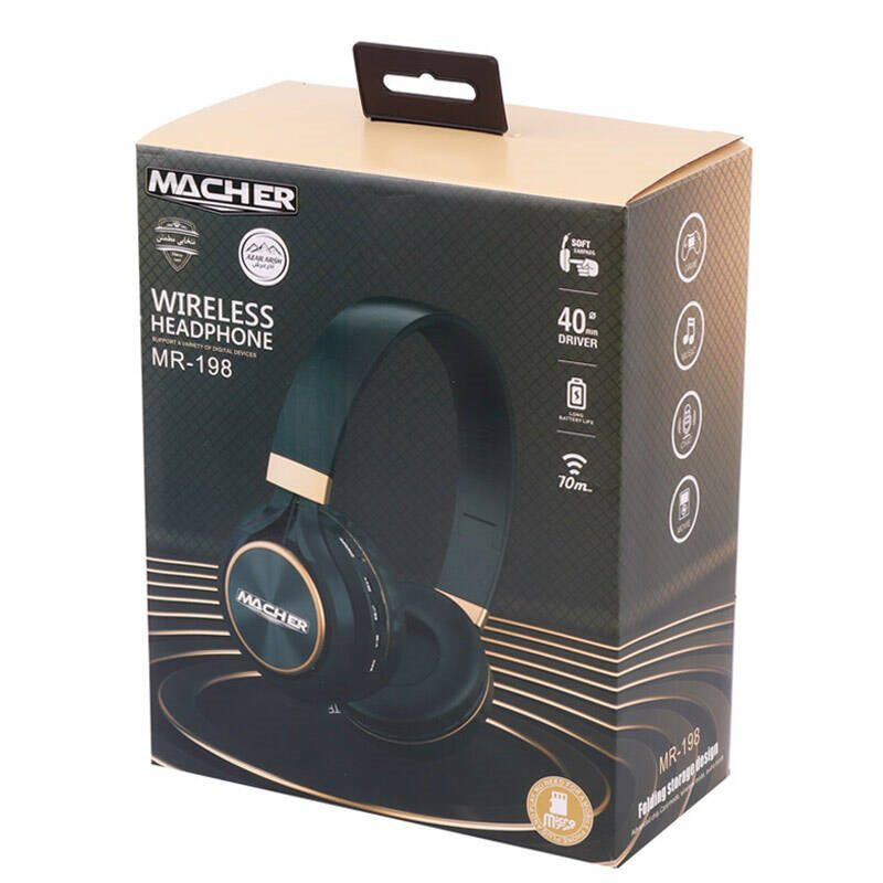 قیمت و خرید هدفون بلوتوثی مچر مدل Macher MR-198