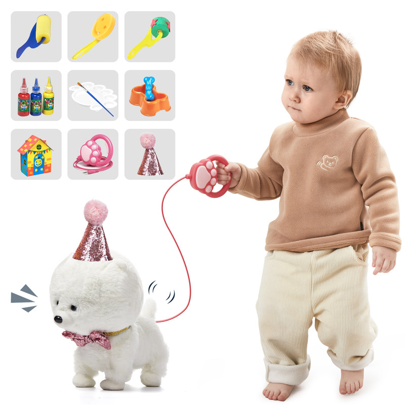 قیمت و خرید ربات توماما کیدز مدل TM-283 طرح سگ مجموعه 14 عددی