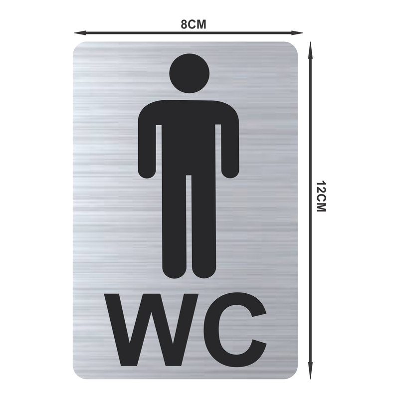 قیمت و خرید تابلو نشانگر طرح Wc آقایان و بانوان مدل Tr 74 مجموعه دو عددی