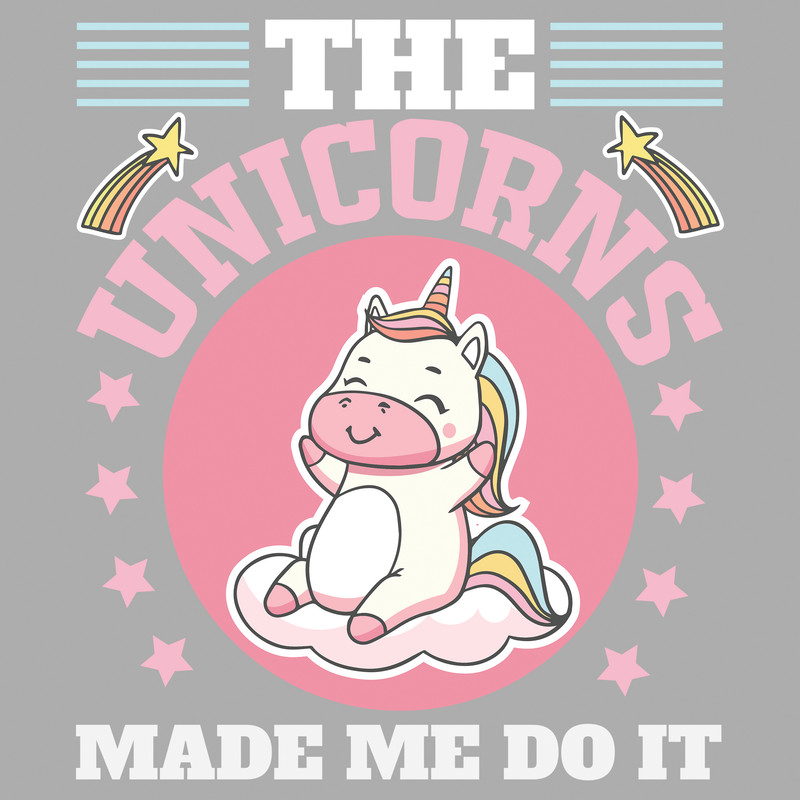 قیمت و خرید استیکر پارچه و لباس مدل dtf طرح یونیکورن کد H20.159 مجموعه 6 عددی