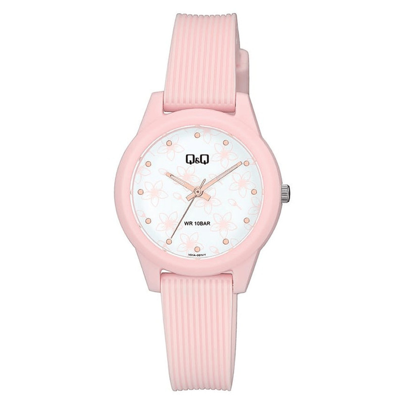 قیمت و خرید ساعت مچی عقربه ای زنانه کیو اند کیو مدل V01A-001VY