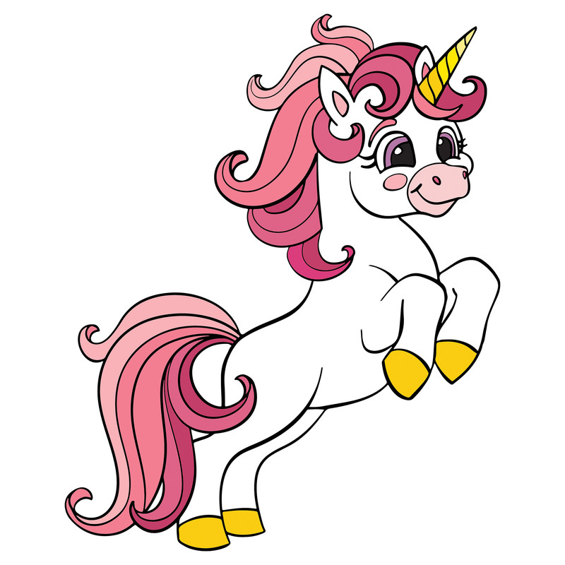 قیمت و خرید استیکر پارچه و لباس مدل dtf طرح یونیکورن کد H20.681 مجموعه 3 عددی