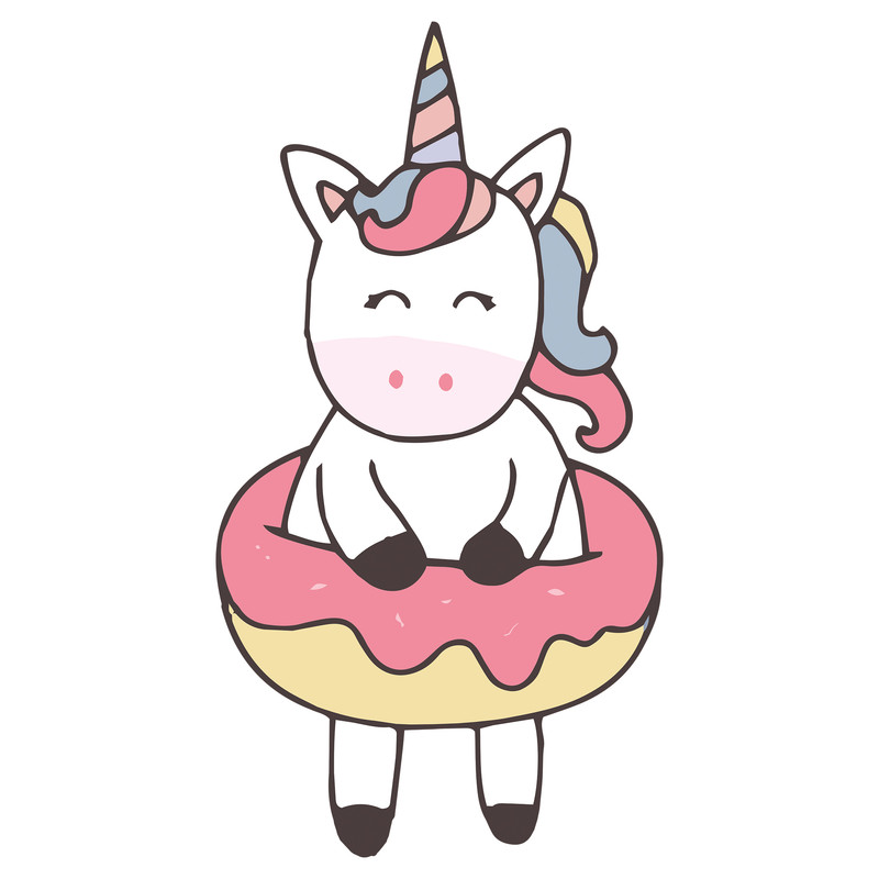 قیمت و خرید استیکر پارچه و لباس مدل dtf طرح یونیکورن کد H20.653 مجموعه 3 عددی