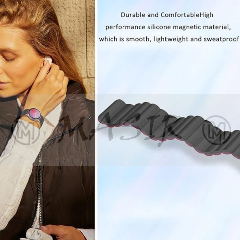 قیمت و خرید بند مسیر مدل Silicone Loop 2C Magnetic مناسب برای ساعت ...