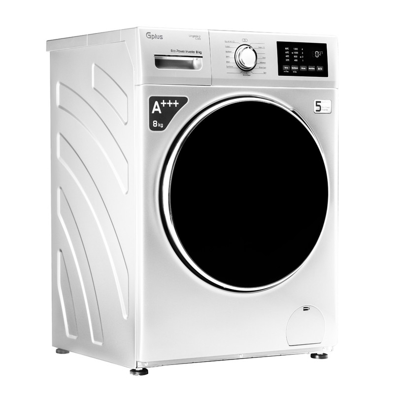 قیمت و خرید ماشین لباسشویی جی پلاس مدل GWM-P8220W ظرفیت ۸ کیلوگرم