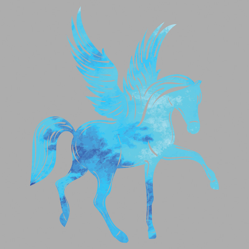 قیمت و خرید استیکر پارچه و لباس مدل dtf طرح یونیکورن کد H15.1033 مجموعه 4 عددی