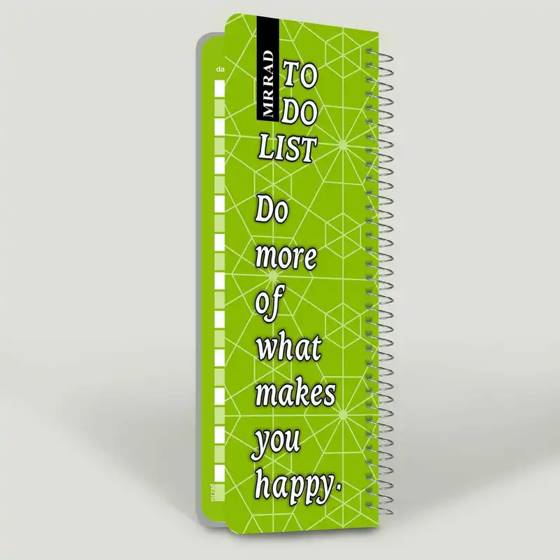 قیمت و مشخصات دفترچه یادداشت مستر راد مدل to do list کد iPhone - زیراکو