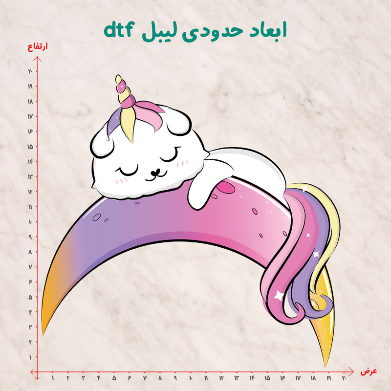 قیمت و خرید استیکر پارچه و لباس مدل dtf طرح یونیکورن کد H20.206 مجموعه 3 عددی