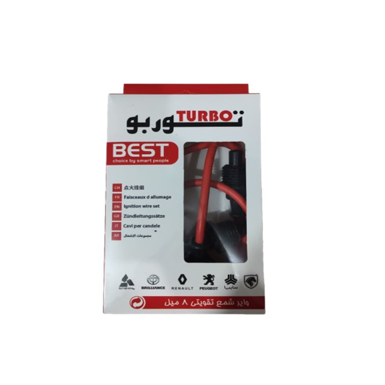 قیمت و خرید وایر شمع تقویتی مدل T مناسب برای پژو 405 XU7 بسته 4 عددی