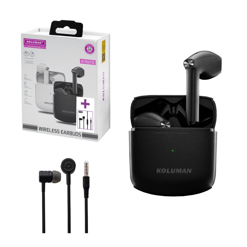قیمت و خرید هدفون بی سیم کلومن مدل K-TW10 به همراه هندزفری