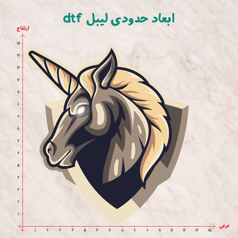 قیمت و خرید استیکر پارچه و لباس مدل dtf طرح یونیکورن کد H15.375 مجموعه 4 عددی