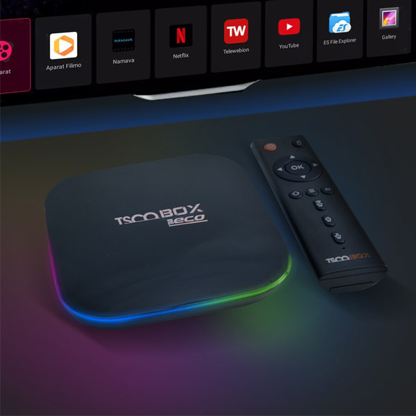 قیمت و خرید اندروید باکس تسکو مدل Tab eco به همراه ریموت تسکو TRC182