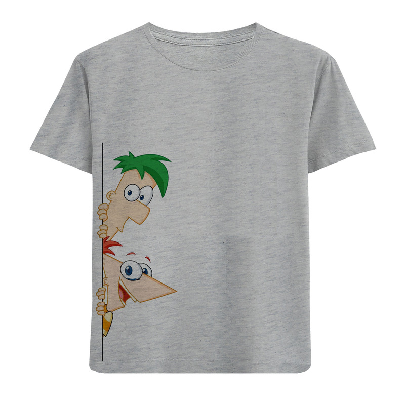 قیمت و خرید تی شرت آستین کوتاه پسرانه مدل آدمک ها D371