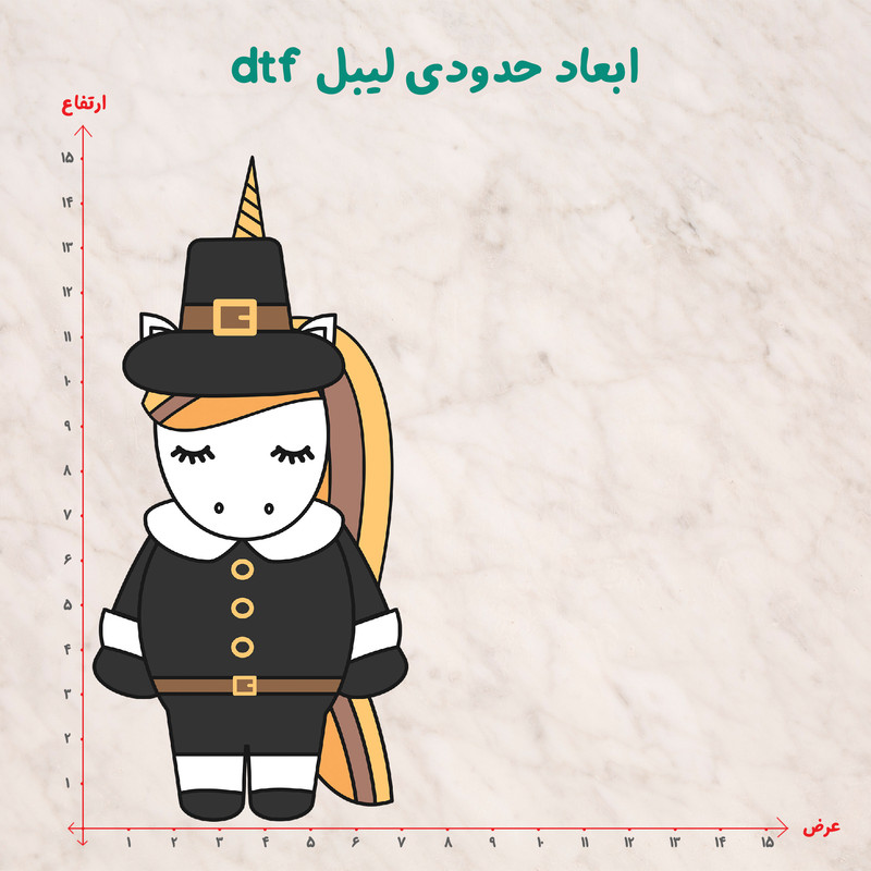 قیمت و خرید استیکر پارچه و لباس مدل dtf طرح یونیکورن کد H15.463 مجموعه 4 عددی