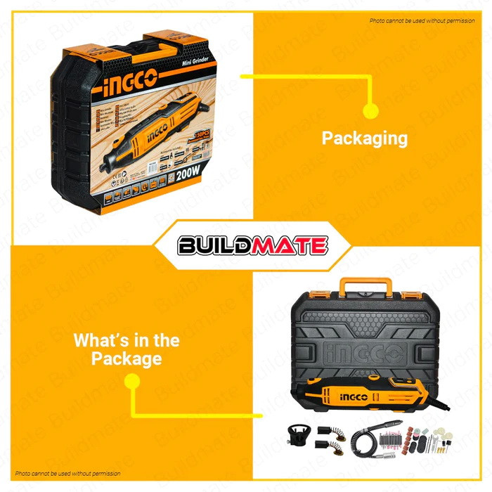 قیمت و خرید فرز انگشتی مینیاتوری دیجیتال اینکو مدل MG2008-200W مجموعه ...