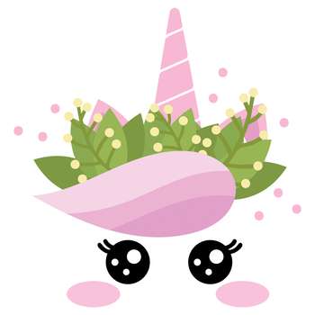 قیمت و خرید استیکر پارچه و لباس مدل dtf طرح یونیکورن کد H15.115 مجموعه 4 عددی