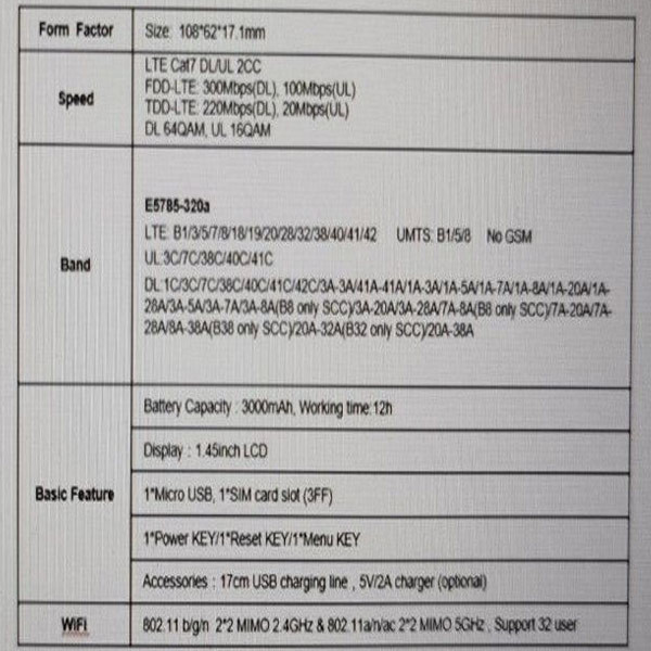 قیمت و خرید مودم 4.5G/TD-LTE هوآوی مدل E5785-320a LTE CAT7