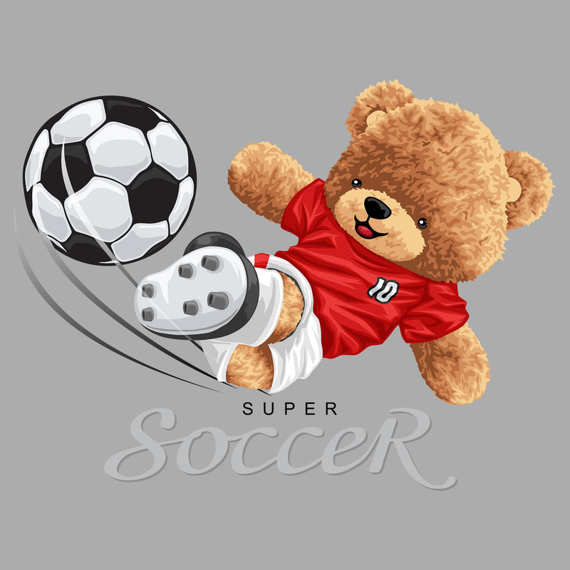 قیمت و خرید استیکر پارچه و لباس مدل dtf طرح تدی کد H30.99 مجموعه 24 عددی