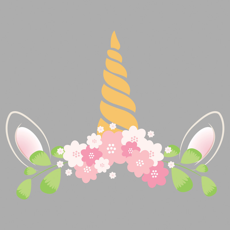 قیمت و خرید استیکر پارچه و لباس مدل dtf طرح یونیکورن کد H20.101 مجموعه 6 عددی