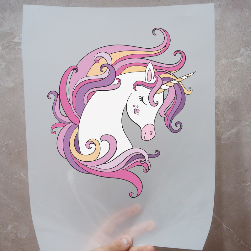 مشخصات، قیمت و خرید استیکر پارچه و لباس مدل dtf طرح یونیکورن کد H20.715 مجموعه 3 عددی | دیجی‌کالا