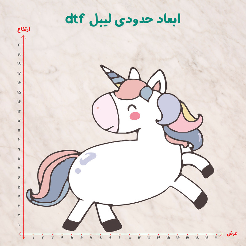 قیمت و خرید استیکر پارچه و لباس مدل dtf طرح یونیکورن کد H20.654 مجموعه 3 عددی