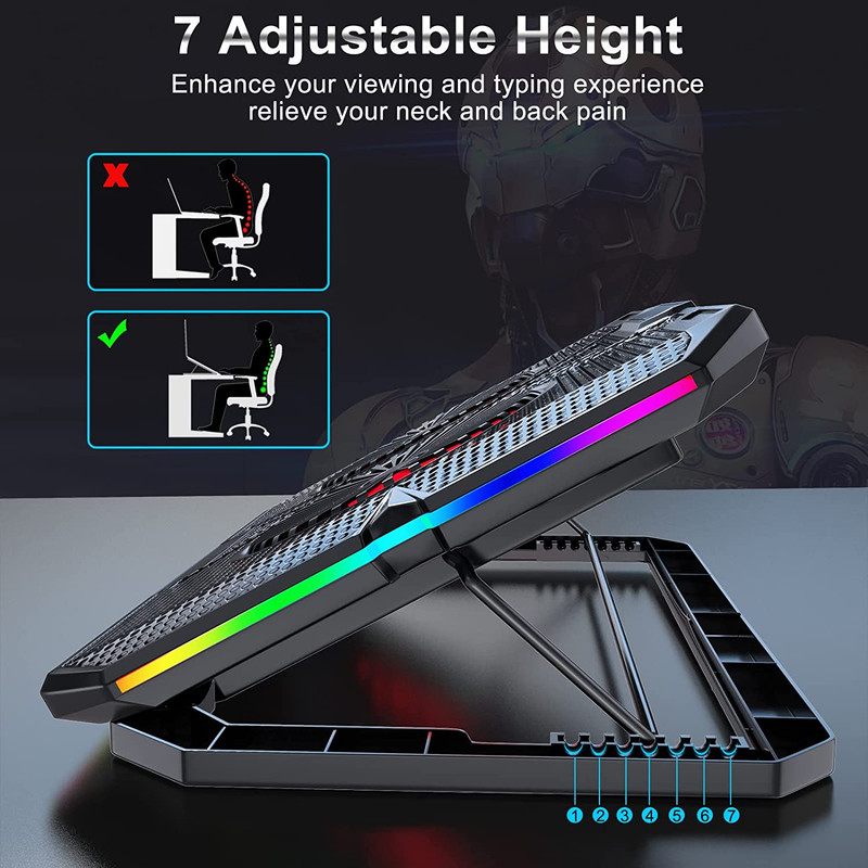 قیمت و خرید پایه خنک کننده لپ تاپ مدل Gt50 Rgb