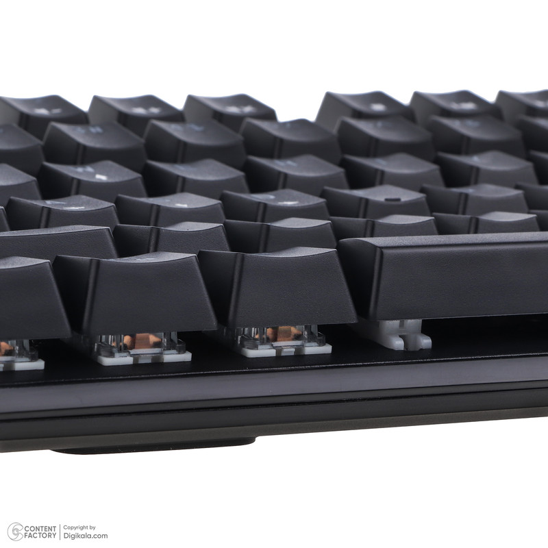 قیمت و خرید کیبورد گیمینگ لاجی کی مدل K310B، سوییچ مکانیکال آبی، Full-Size، نورپردازی RGB