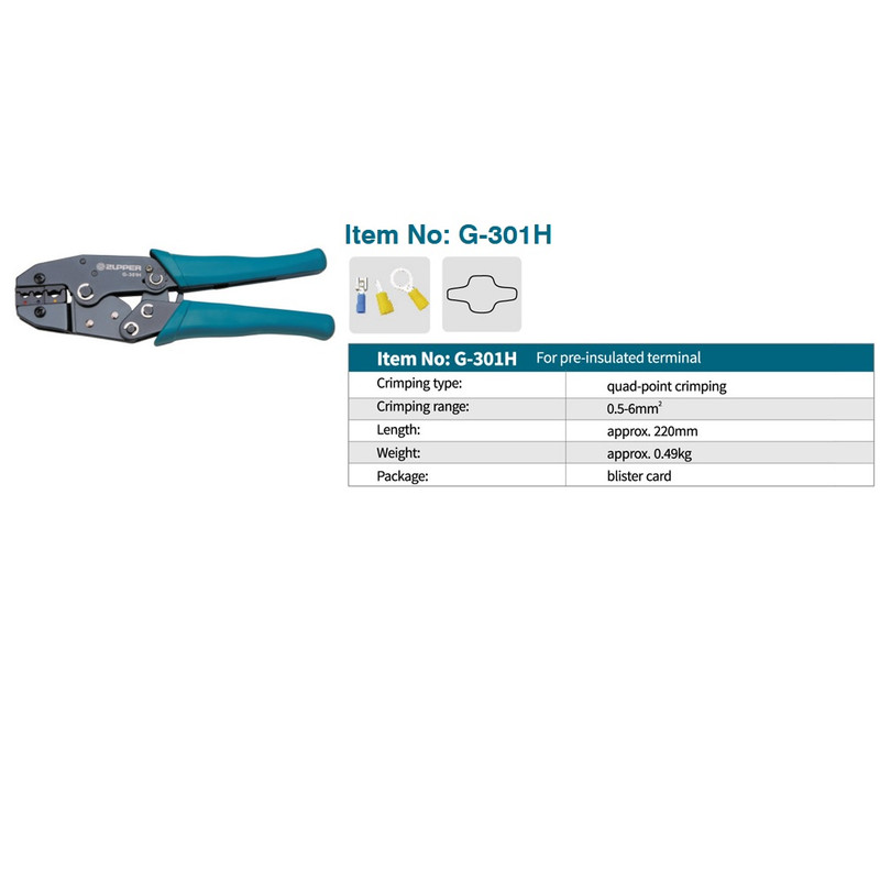 قیمت و خرید انبر پرس سرسیم زوپر مدل G-301H سایز 9 اینچ