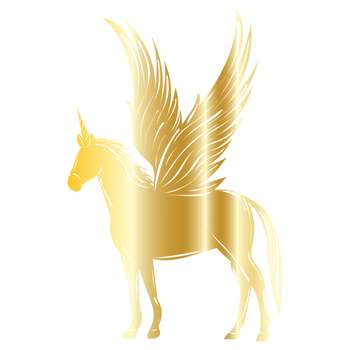 قیمت و خرید استیکر پارچه و لباس مدل dtf طرح یونیکورن کد H15.1115 مجموعه 4 عددی