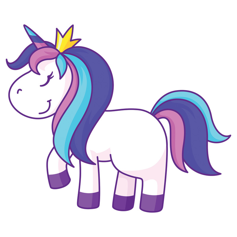 قیمت و خرید استیکر پارچه و لباس مدل dtf طرح یونیکورن کد H20.817 مجموعه 3 عددی