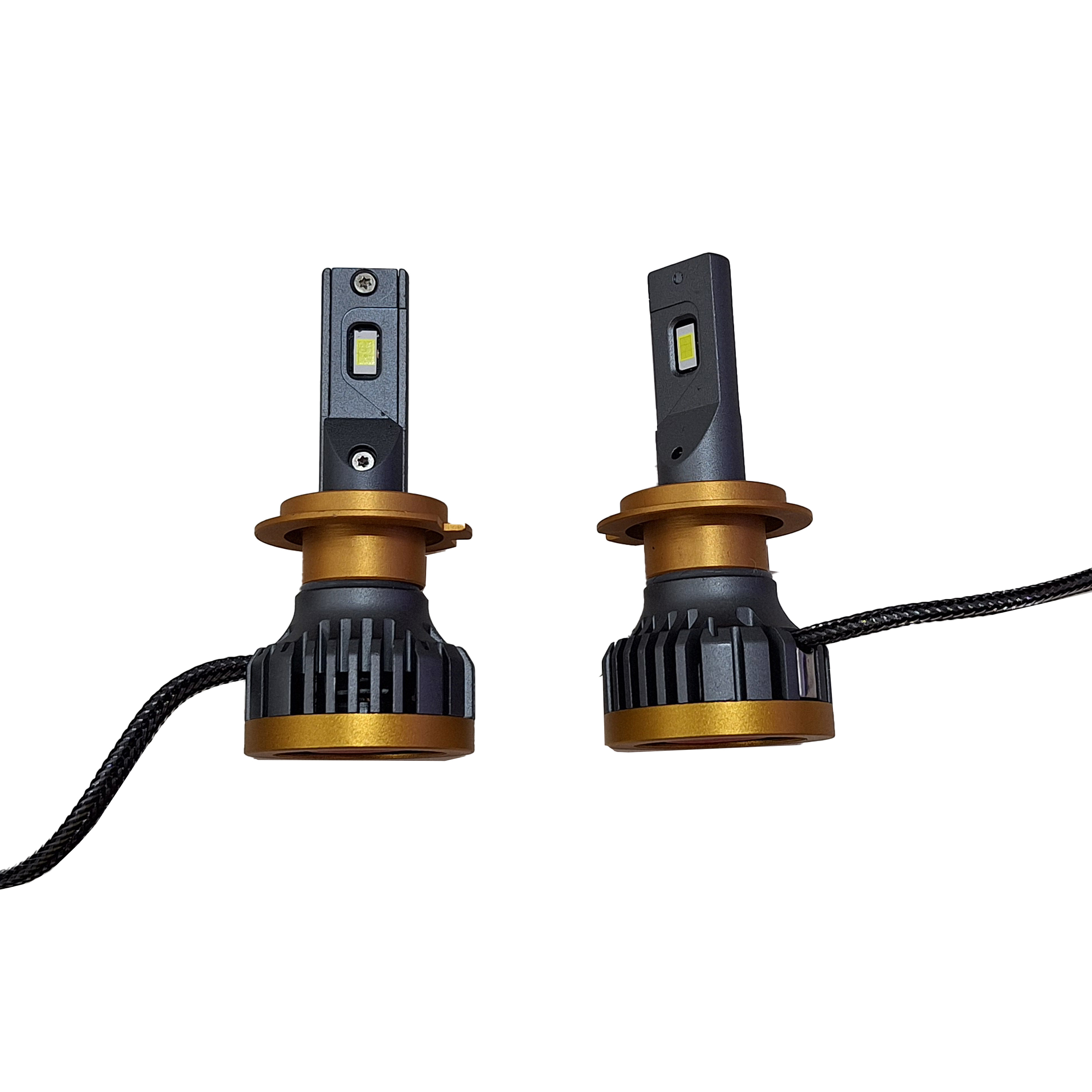 ⭐️ خرید اینترنتی هدلایت لامپ خودرو تک‌پرو مدل F77 پایه H7 بسته دو عددی (1403) - فروشگاه دیگسون ⭐️