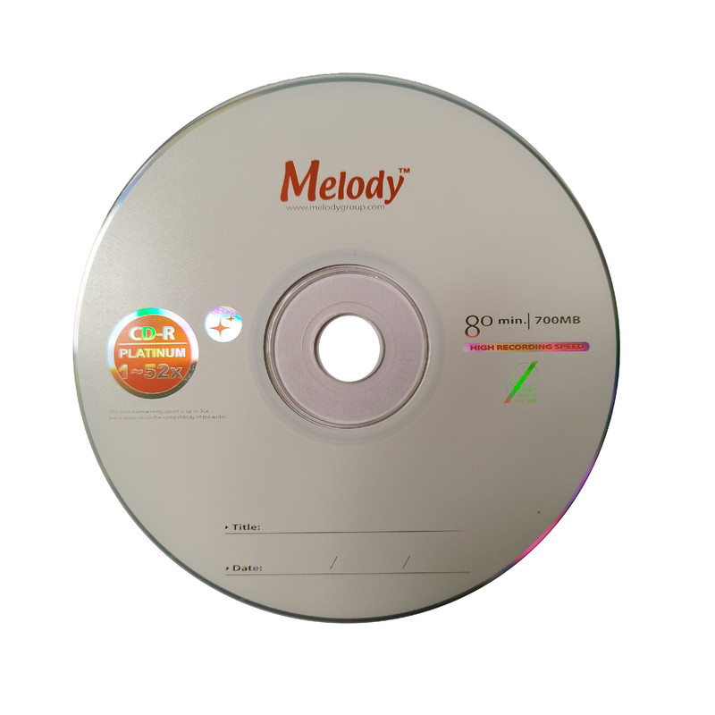 قیمت و خرید سی دی خام ملودی مدل CD-R 52X بسته 10 عددی