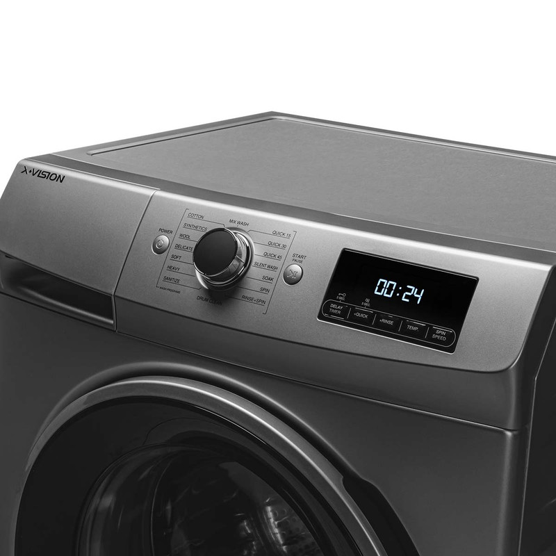 قیمت و خرید ماشین لباسشویی ایکس ویژن مدل WA80-AW/AS ظرفیت 8 کیلوگرم