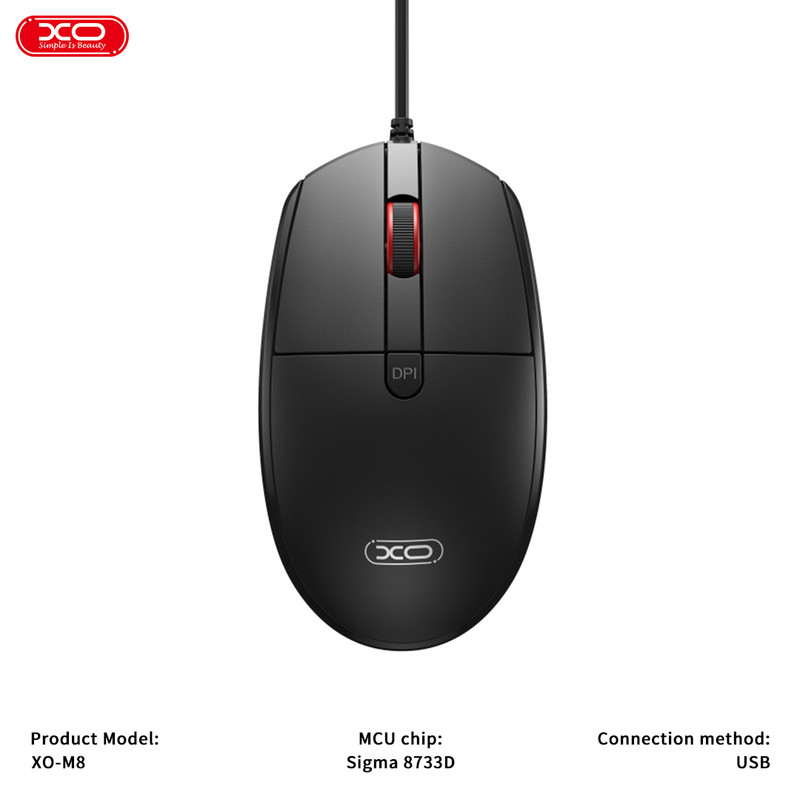 قیمت و خرید ماوس ایکس او مدل XO-M8