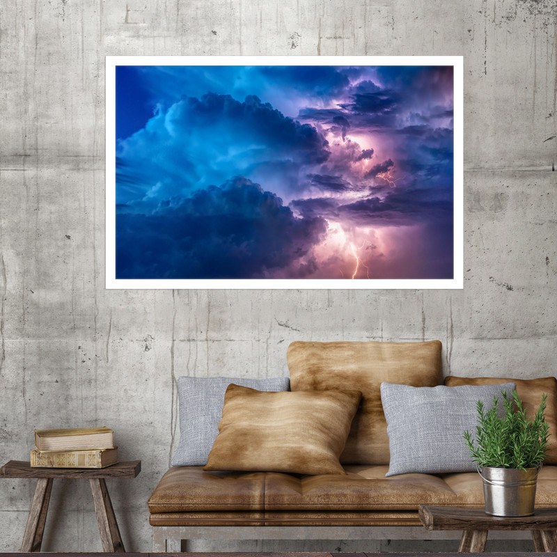 قیمت و خرید تابلو نوری بکلیت طرح رعد وبرق مدل W-MO1600