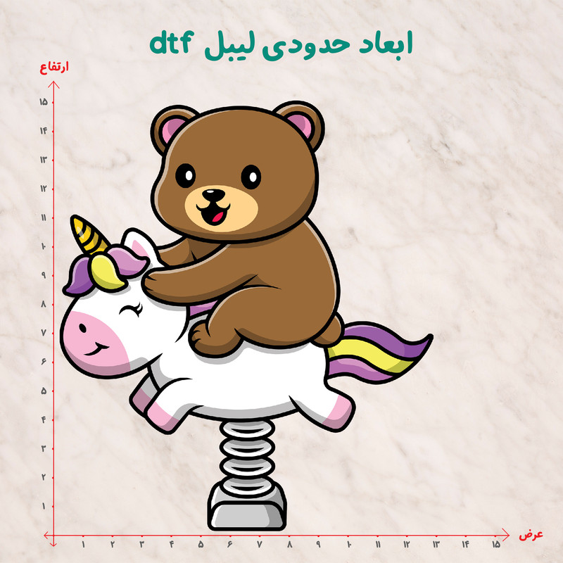 قیمت و خرید استیکر پارچه و لباس مدل dtf طرح یونیکورن کد H15.685 مجموعه 4 عددی