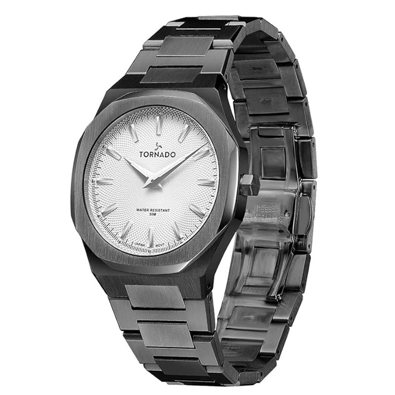 قیمت و خرید ساعت مچی عقربه‌ای مردانه تورنادو مدل T21003-BBBWX