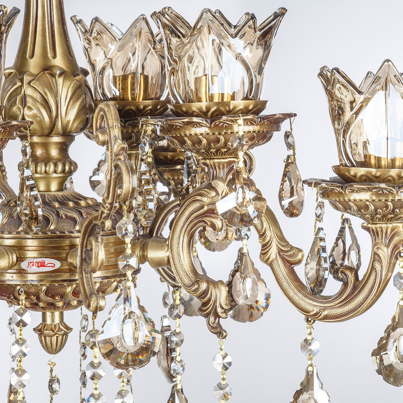 قیمت و خرید لوستر 12 شعله چشمه نور کد S3559/6+6-AO