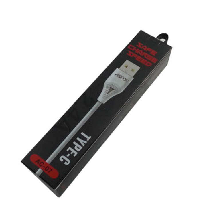 قیمت و خرید کابل تبدیل USB به USB-C آسپور مدل AC-07 طول 1 متر