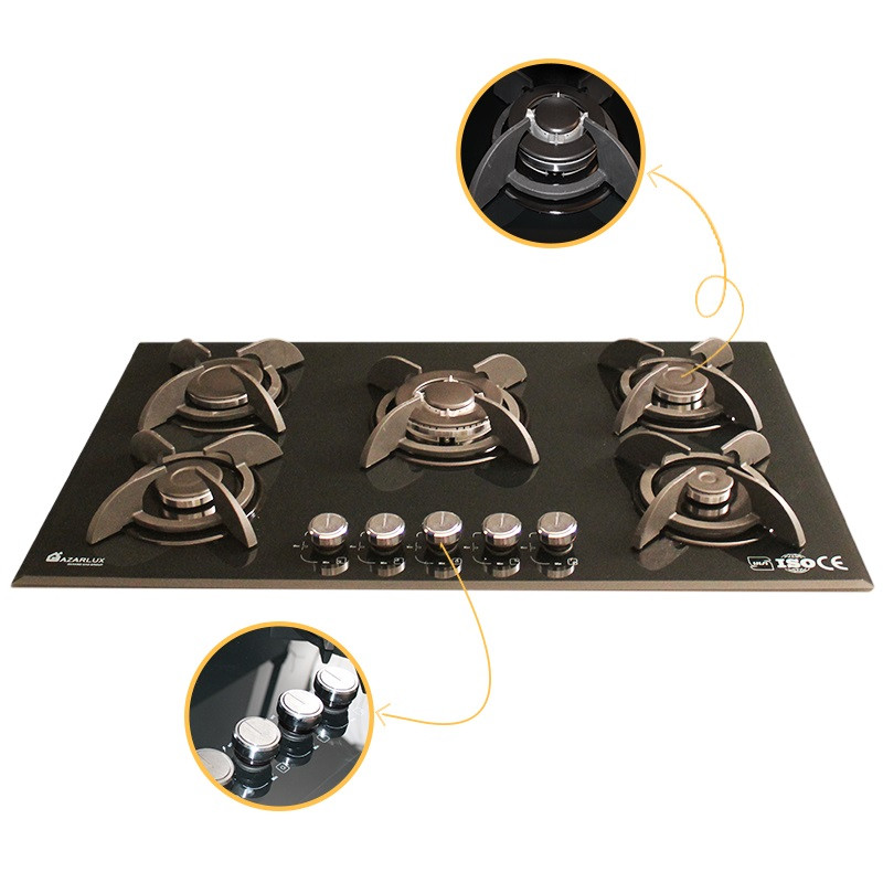 قیمت و خرید اجاق گاز صفحه ای آذرلوکس مدل G05NL-C6B