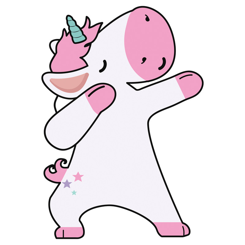 قیمت و خرید استیکر پارچه و لباس مدل dtf طرح یونیکورن کد H20.703 مجموعه 3 عددی