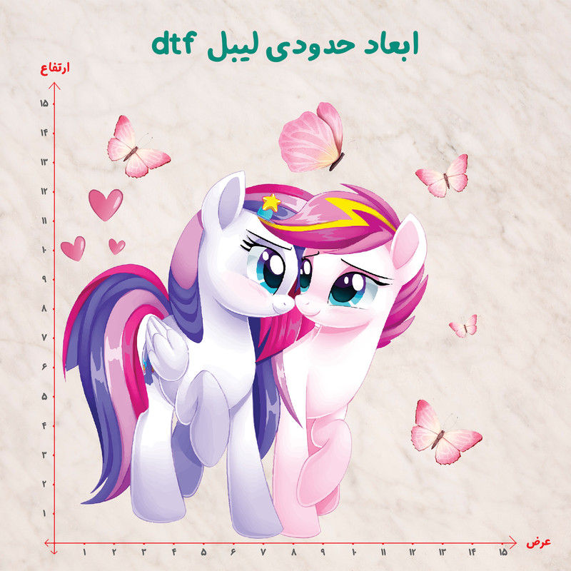 قیمت و خرید استیکر پارچه و لباس مدل dtf طرح یونیکورن کد H15.344 مجموعه 4 عددی